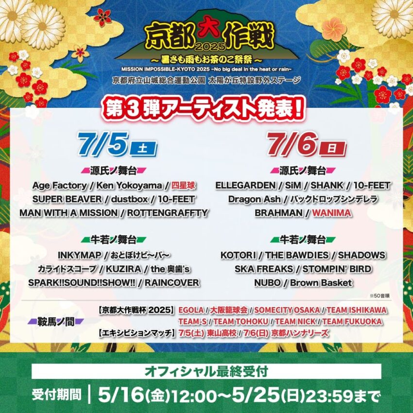 HEY-SMITH Presents “OSAKA HAZIKETEMAZARE FESTIVAL 2025” の日程・出演者・チケットなど音楽フェス情報まとめ｜Festival Life
